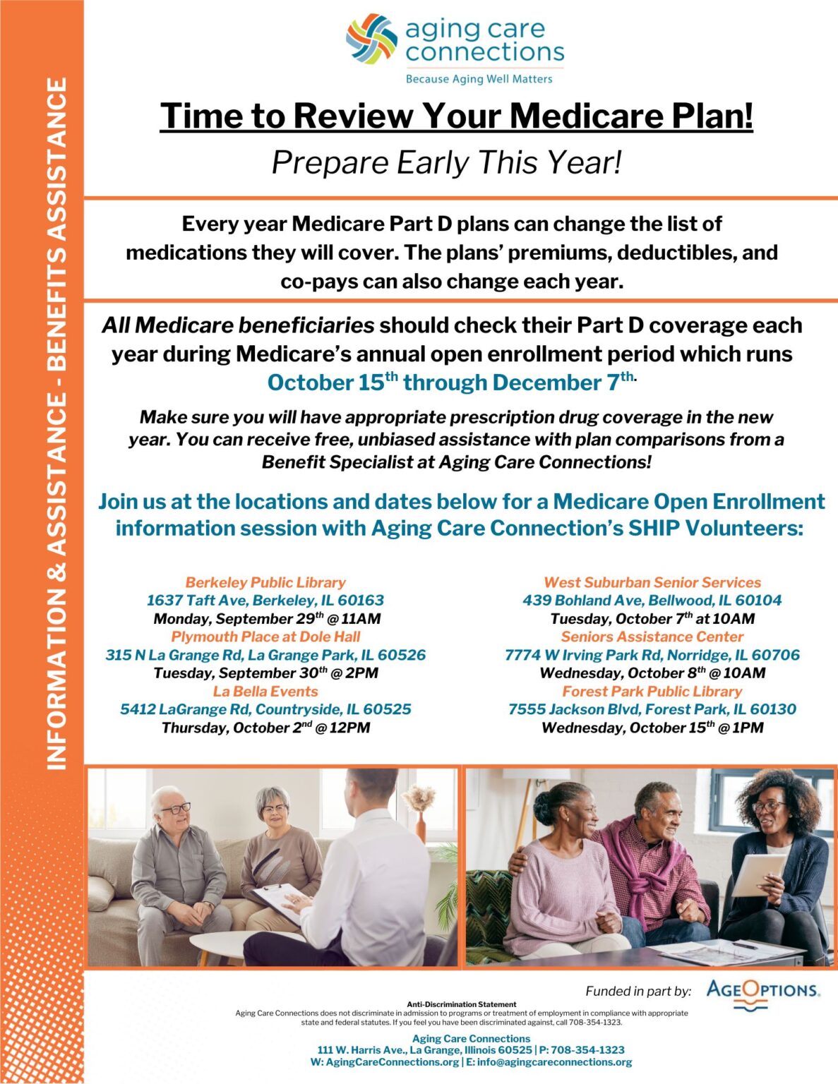 Time to Review Your Medicare Plan: Open Enrollment Assistance Available ...